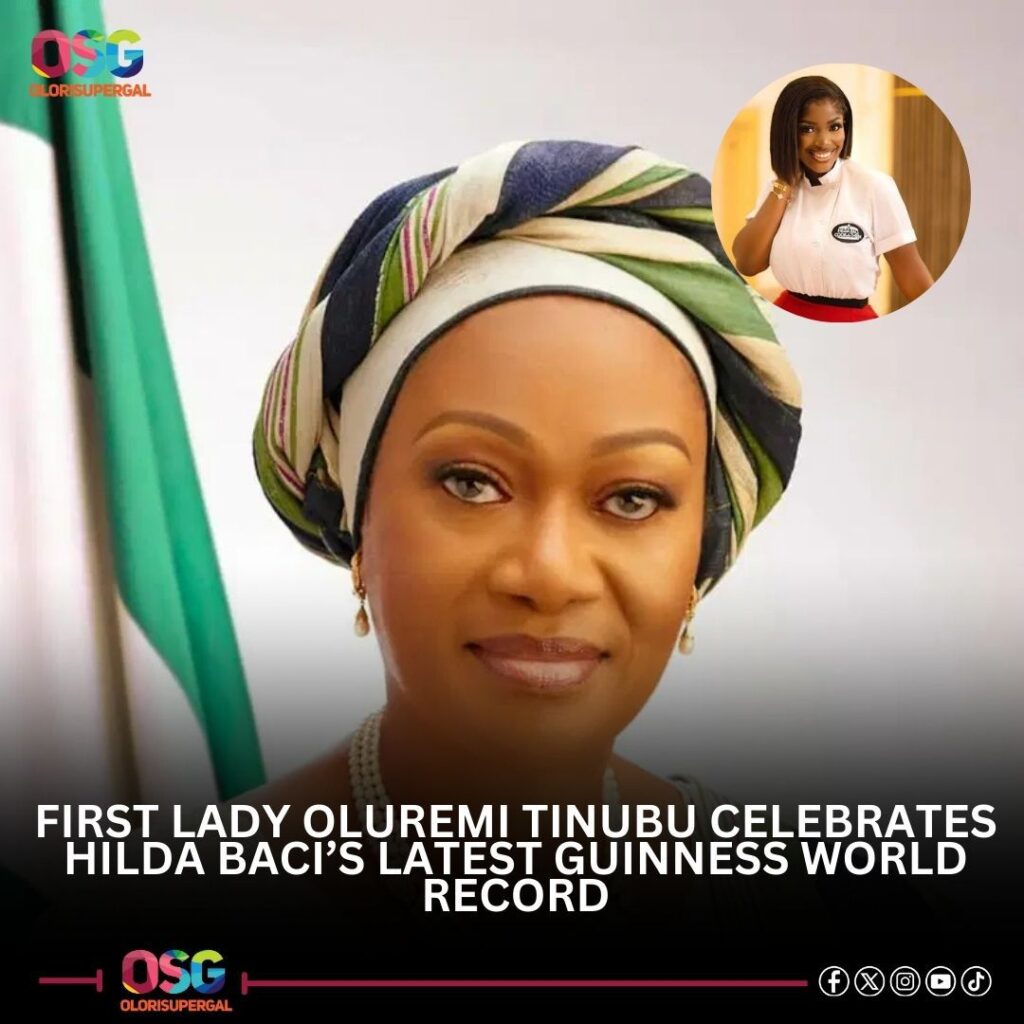 First Lady Oluremi Tinubu Celebrates Hilda Baci’s Latest Guinness World ...