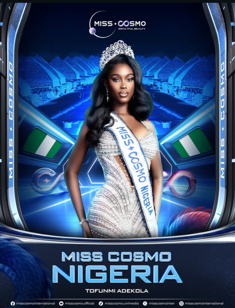 Tofunmi Adekola Represents Nigeria at Miss Cosmo International 2025 - OloriSuperGal